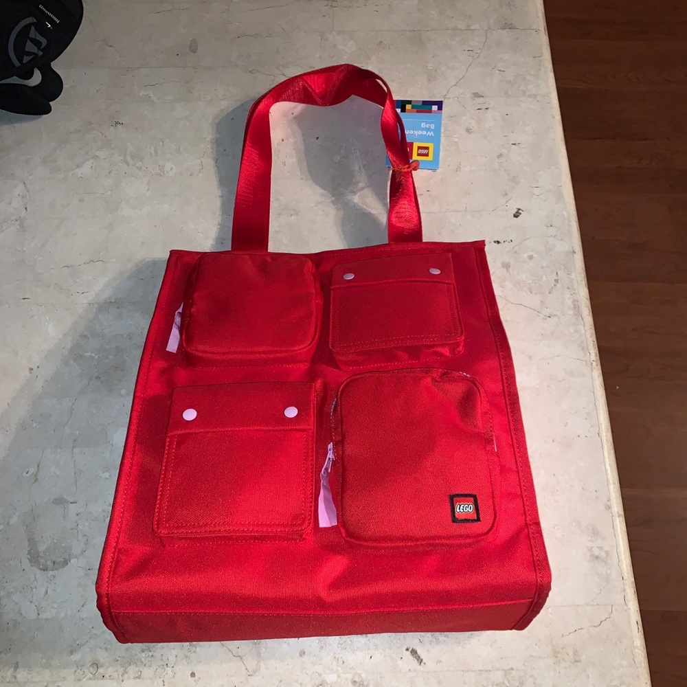 Lego Limited Edition Red Weekender Travel Tote Bag Da… - Gem
